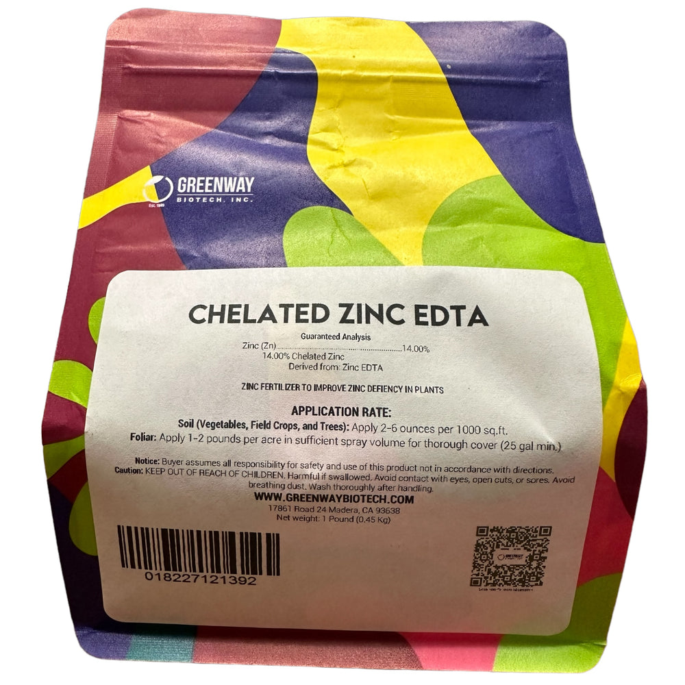 Chelated Zinc Fertilizer – Greenway Biotech, Inc.