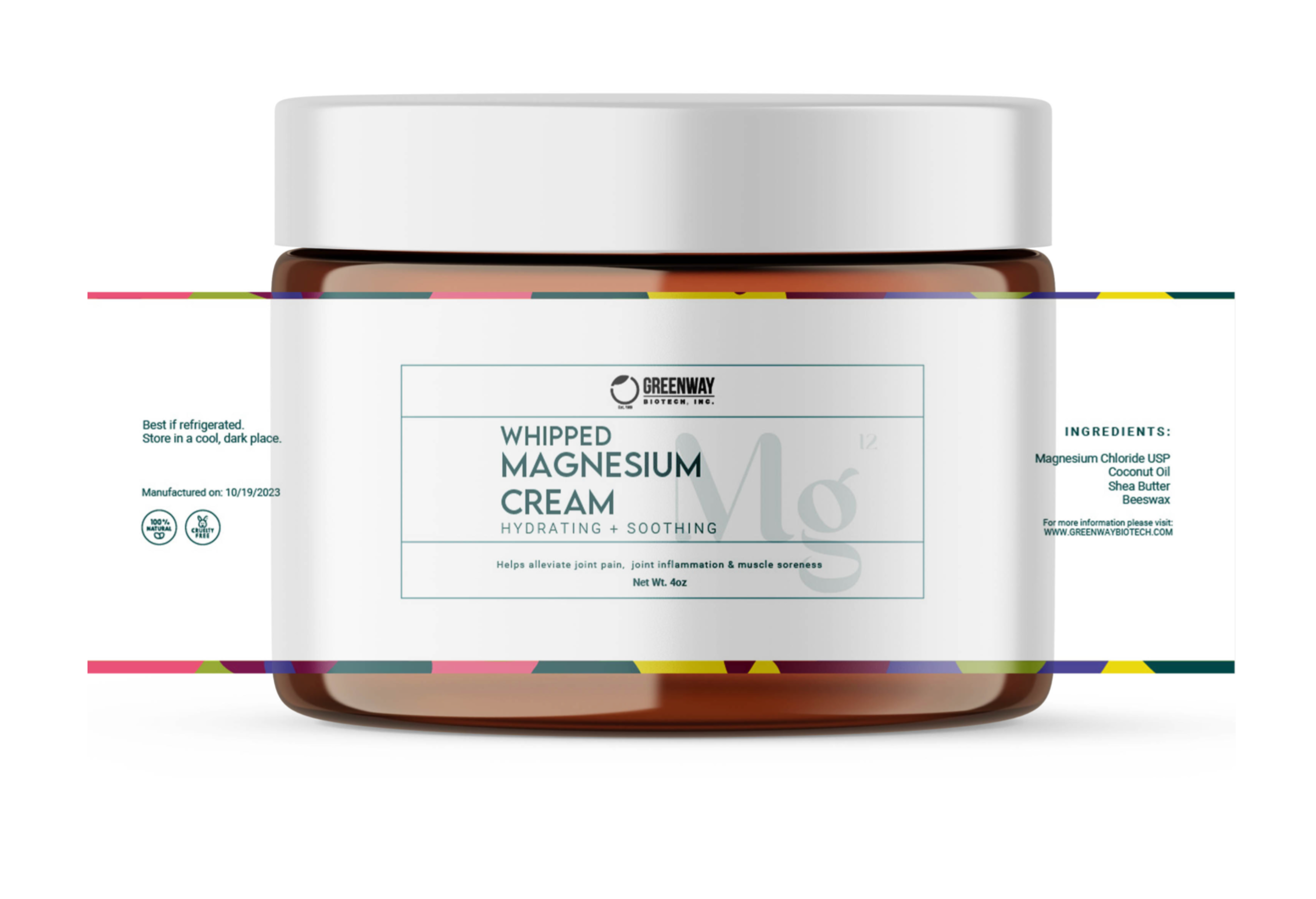 Dead Sea Magnesium Body Cream - Natural Muscle Relief – Greenway ...