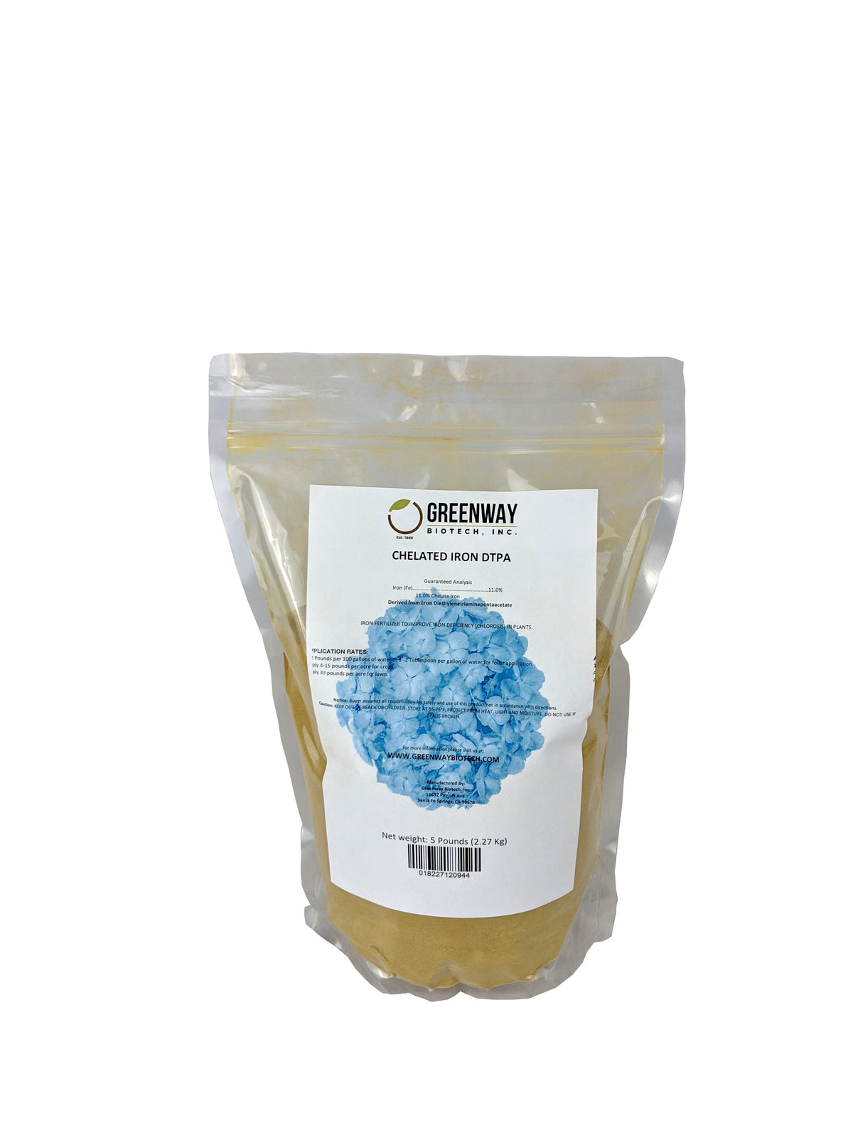 Chelated Iron Fertilizer – Greenway Biotech, Inc.
