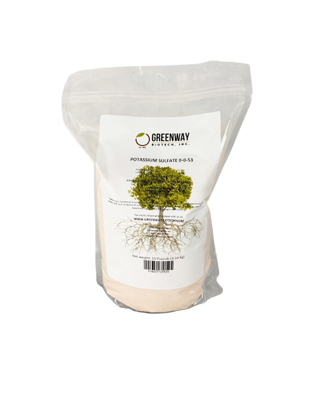 Potassium Sulfate Fertilizer 0-0-53 + 17% Sulfur Solution Grade ...